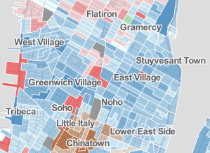 New York City Mayor - Democratic Primary Map